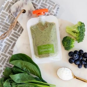 Infantino | Kitchen | Infantino Reusable Food Pouches With Lids Nwt ...